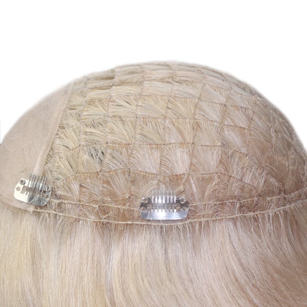 Blonde Human Hair Integration Hairpiece For Women Wholesale