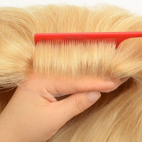 N6 613 Blonde Female Toupee Wholesale Custom Made