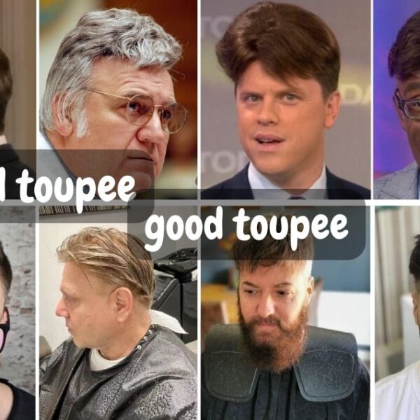 Most Commonly Used Front Contour for Men's Hair Toupee