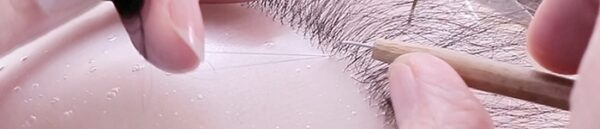 Knotless Ventilating Techniques On Skin Hair Systems - New Times Hair