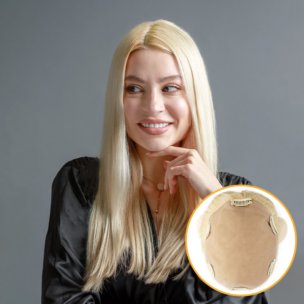 How to Put on a Hair Topper in 7 Easy Steps | Newtimes Hair