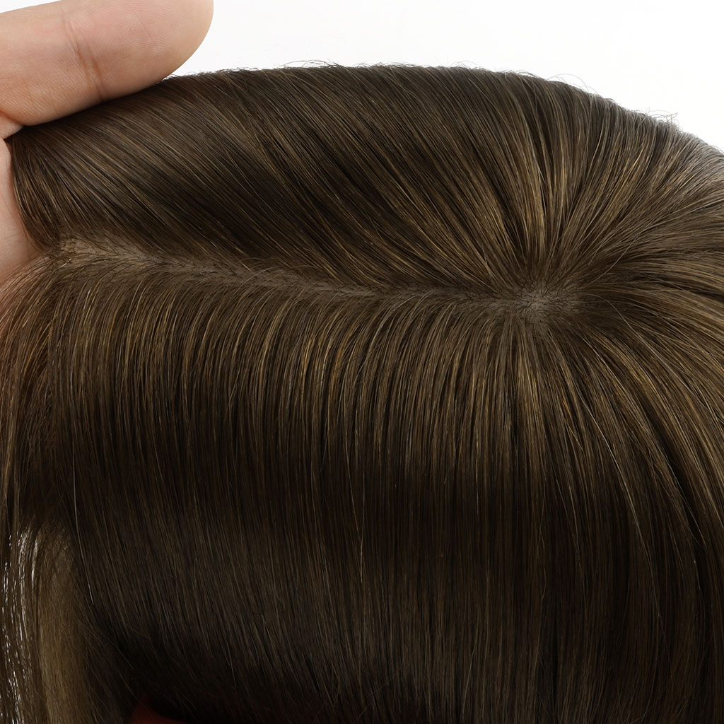 ST-2 Stock Silk Top Human Hair Topper at Wholesale Discount