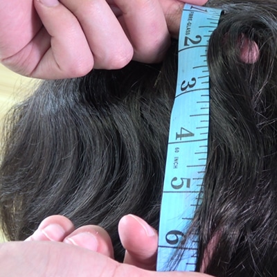 A Complete Guide to Measuring the Hair Length of a Hairpiece | New ...