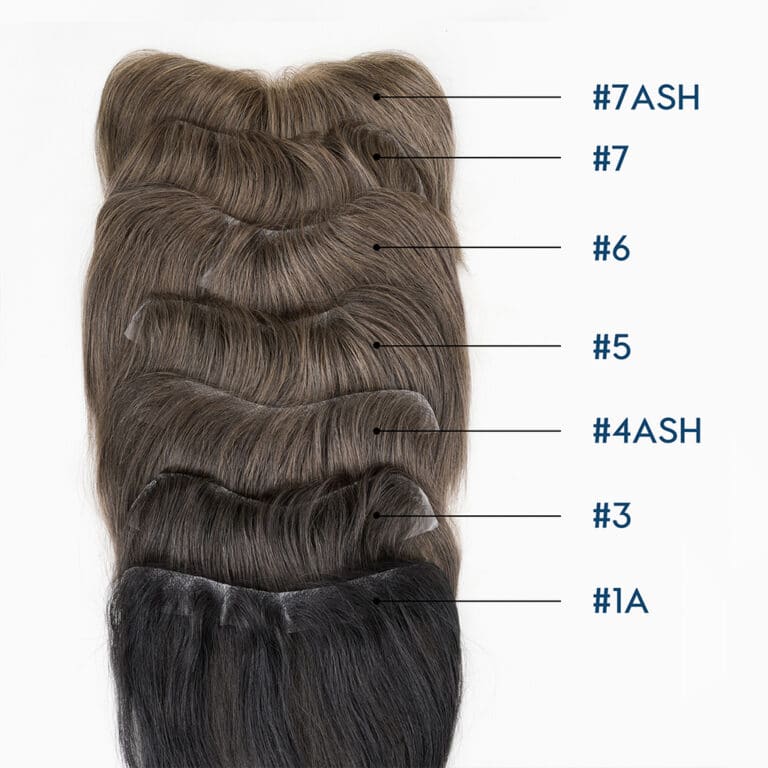 Natural Partial Hair System for Receding Hairline Wholesale