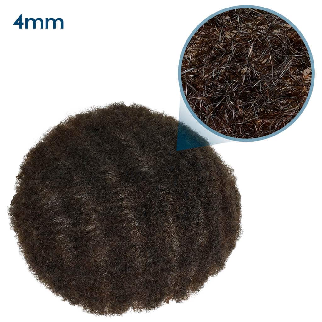 Buzz Cut Afro Perming Available for Stock Hairpieces Now