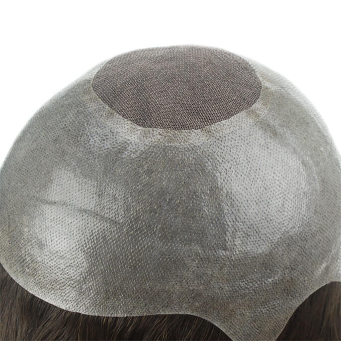 Women's Ombre Blonde PU Skin Base Wig Wholesale