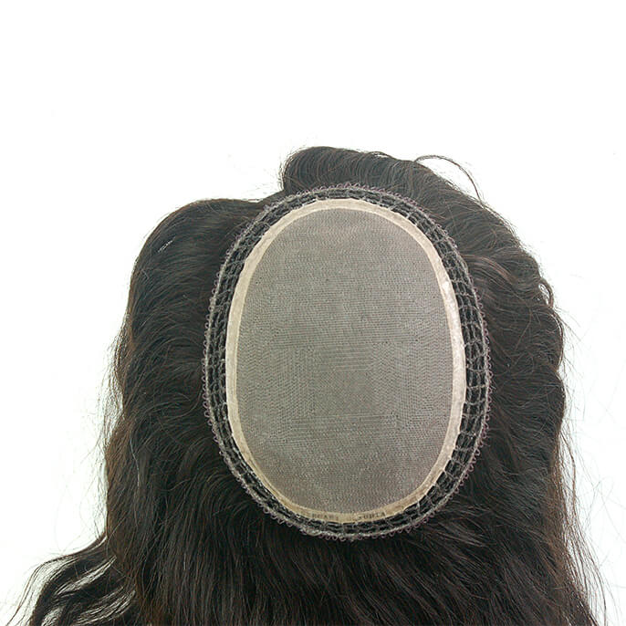 Natural Mono Top Human Hair Integration System for Women