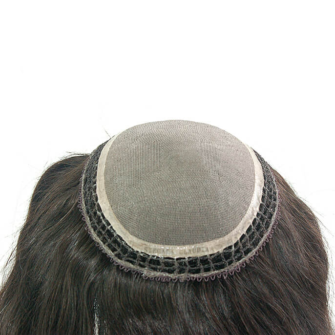 Natural Mono Top Human Hair Integration System for Women