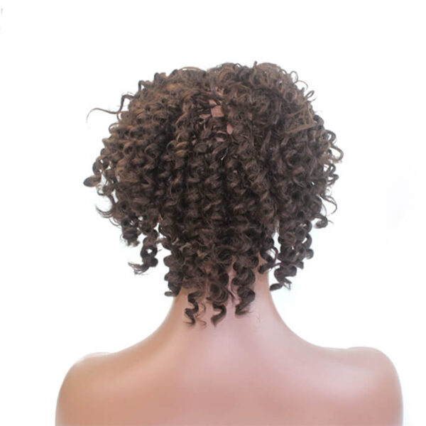 African Women Curly Toupee Human Hair Integration Wholesale