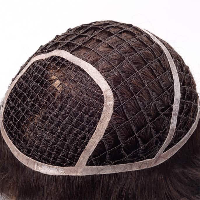Custom Integrated Mesh Hair System for Women Wholesale