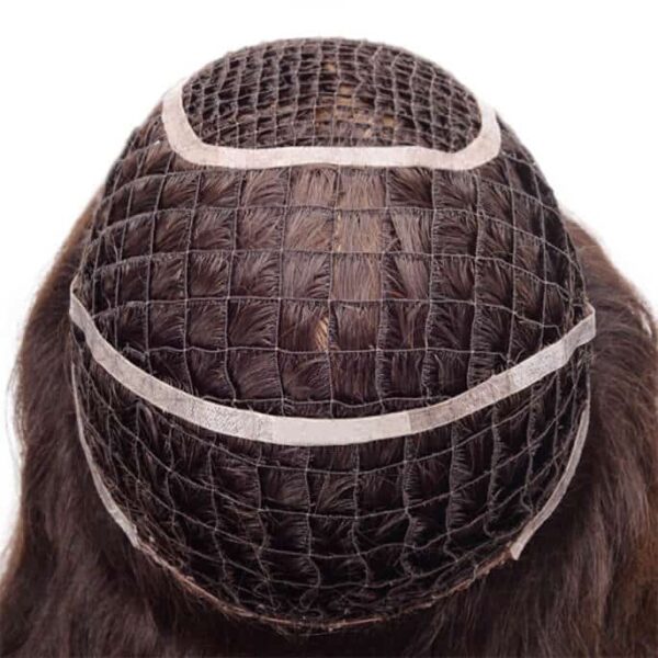 Custom Integrated Mesh Hair System for Women Wholesale