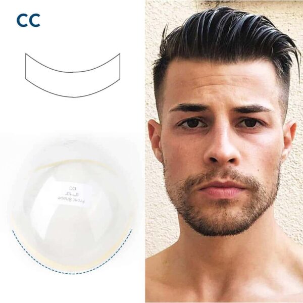 Front Contour Shape Samples of Hair Systems | New Times Hair