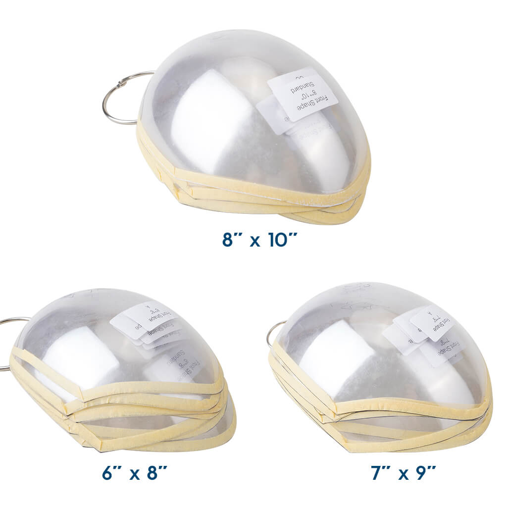 Front Contour Shape Samples of Hair Systems | New Times Hair