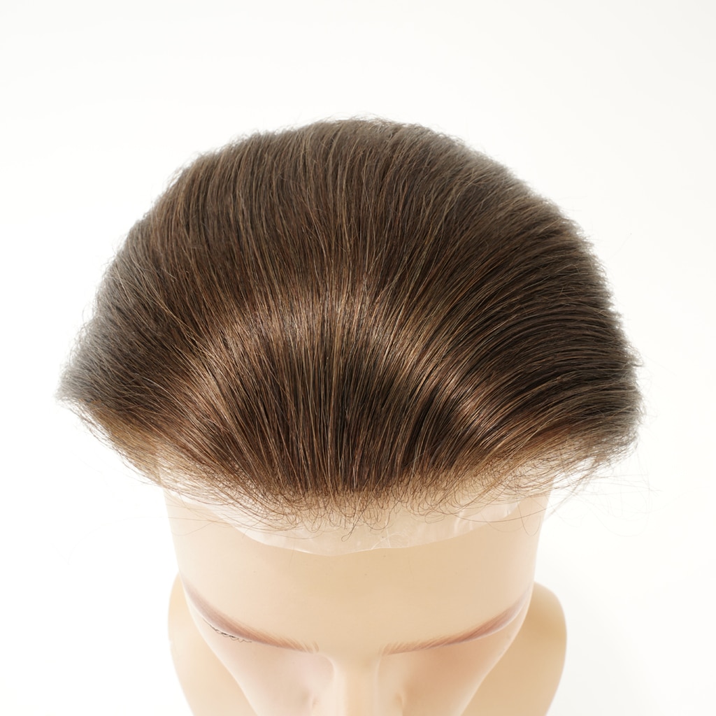 Super Natural Skin Frontal Hairpiece for Receding Hairline