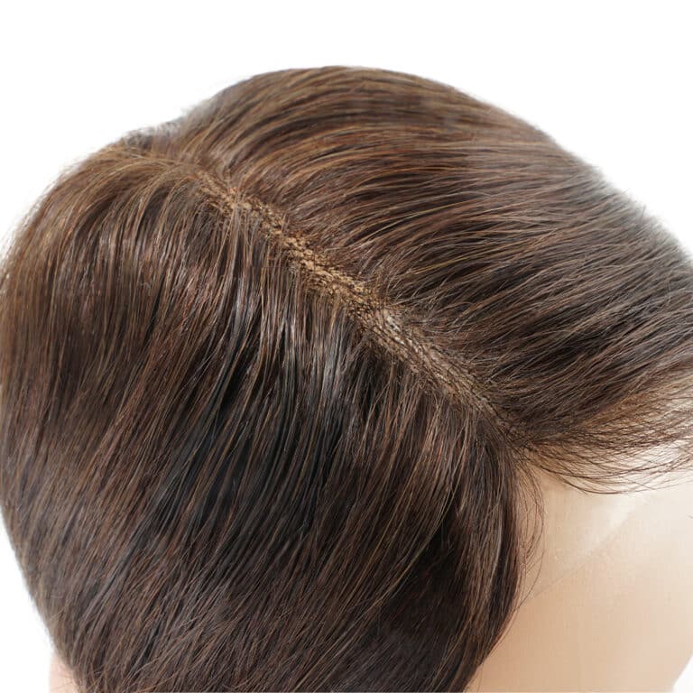 Lace Hair System with a Wider PU Perimeter for Wholesale