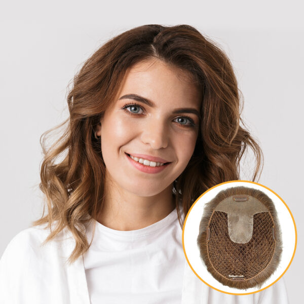 Hair Integration Systems| Human Hair Pull-Through Toppers