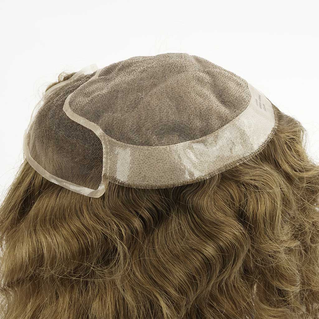 SW038351 Fine Mono Hair System With Pu Back Sides and Lace Front ...