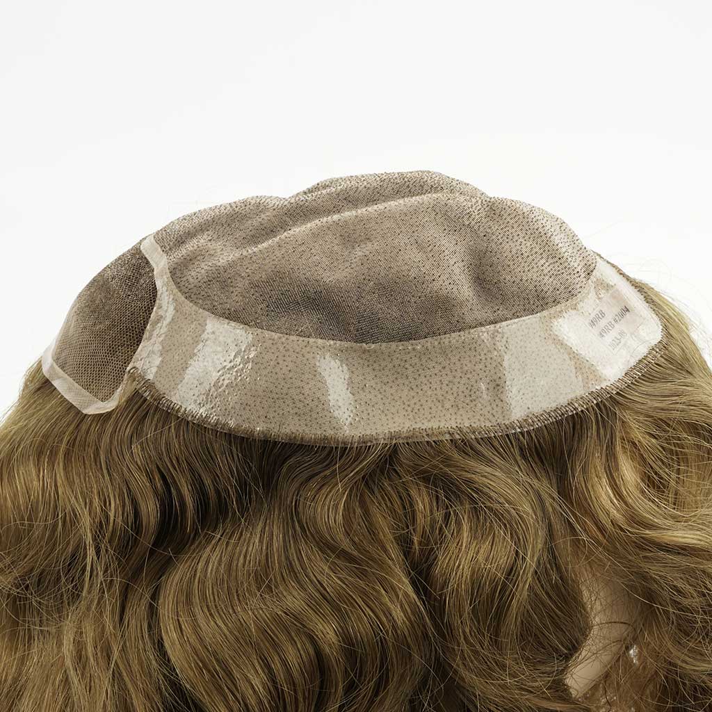 SW038351 Fine Mono Hair System With Pu Back Sides and Lace Front ...