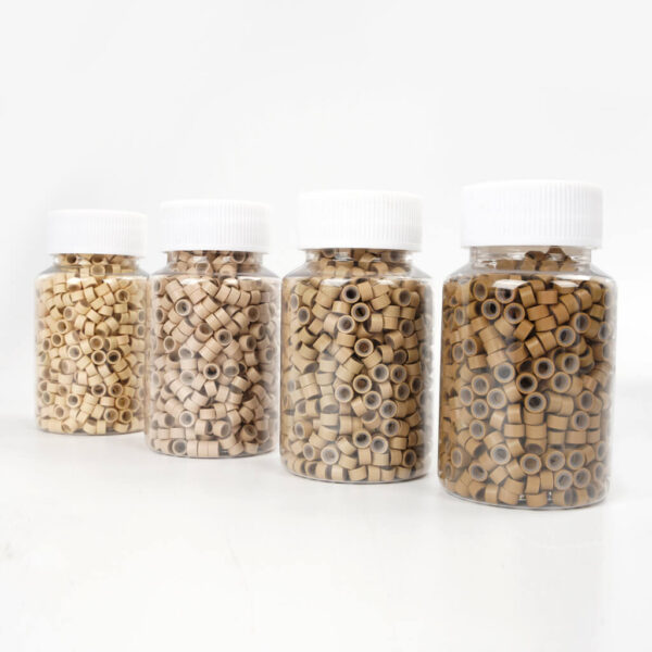 Silicone-Lined Micro Ring Beads 1,000 pcs | New Times Hair