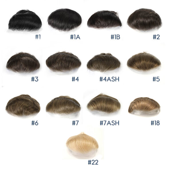 Super Natural Skin Frontal Hairpiece for Receding Hairline
