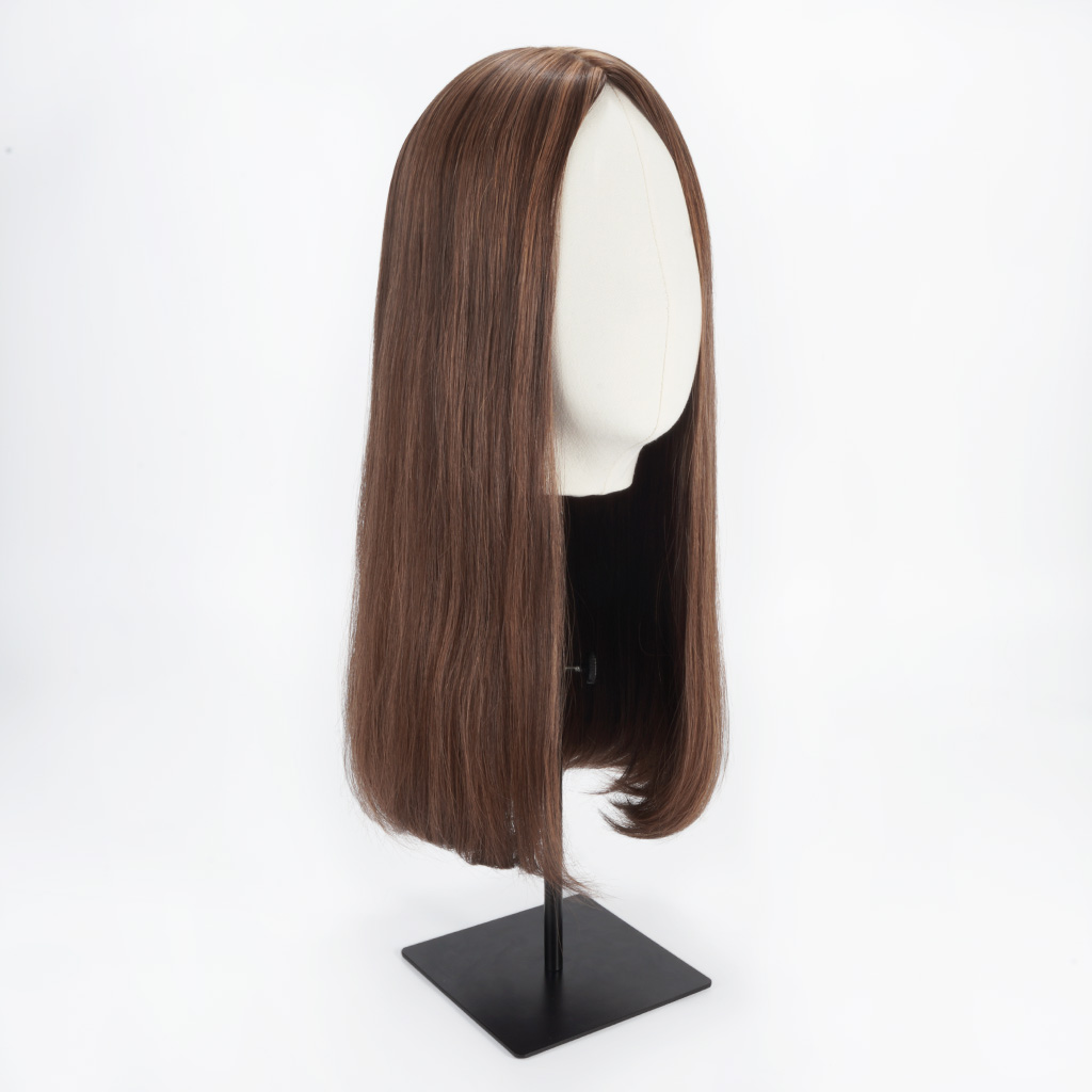 Peluca de Pelo Humano / Sheitel Con Pelo Humano Premium y Parte ...