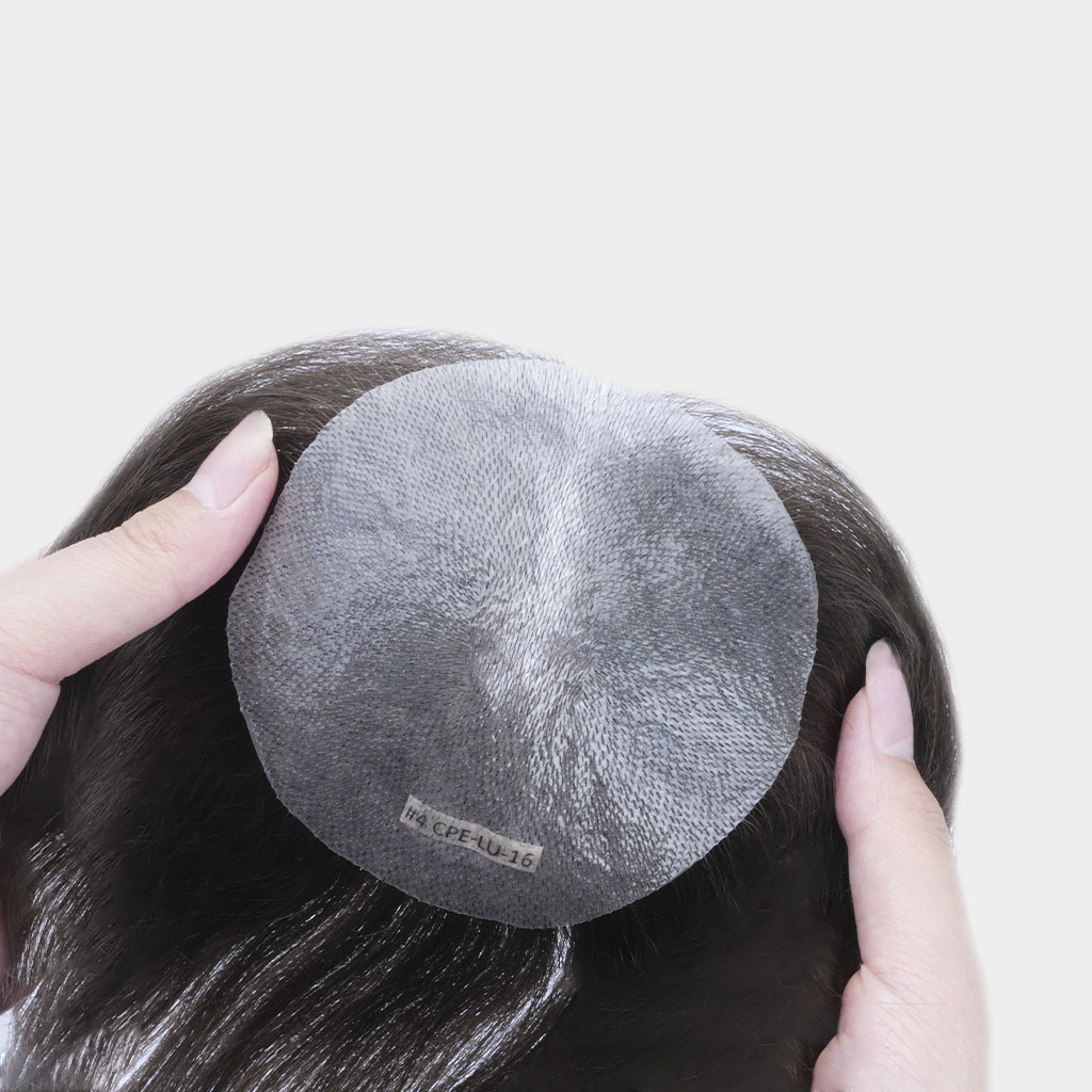 Hair System for Crown Area | Crown Bald Spot Patch Hairpiece Wholesale