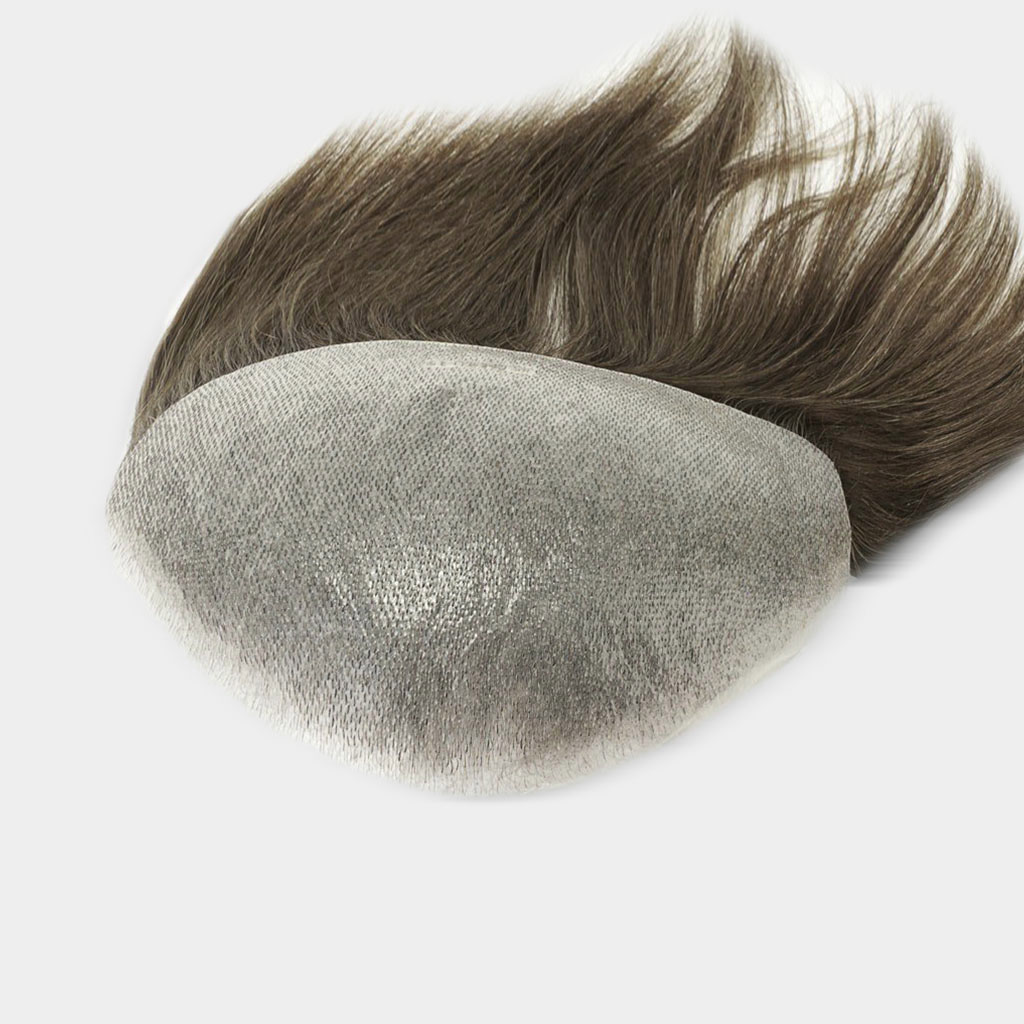 Super Natural Skin Frontal Hairpiece for Receding Hairline