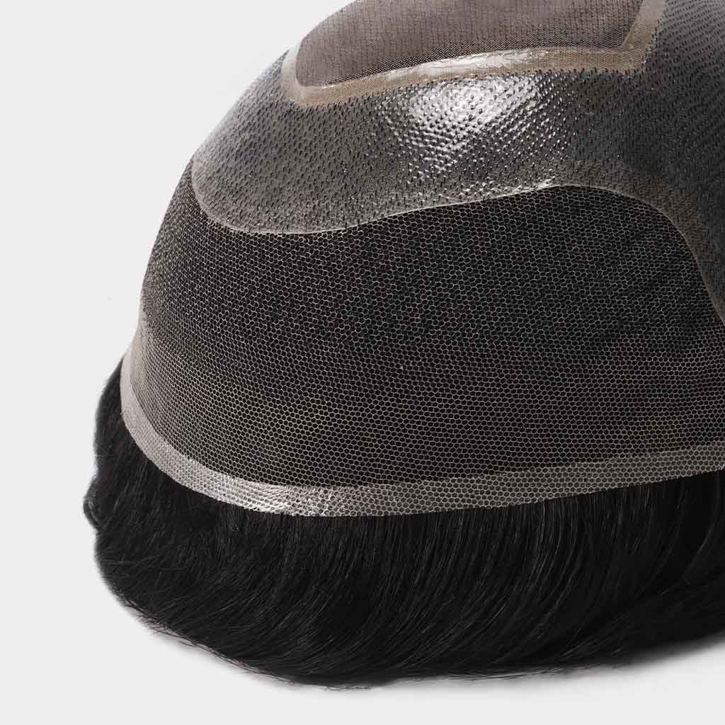 HS27+ Fine Mono Hairpiece Wholesale, Made for Ultra Durable