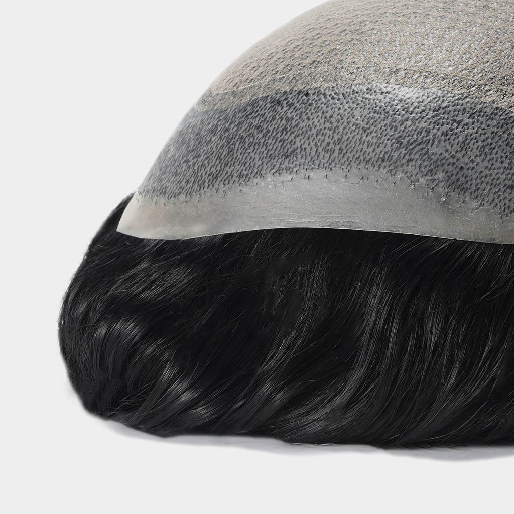 Natural Injected Poly Hair System Wholesale 30-Day Money-back