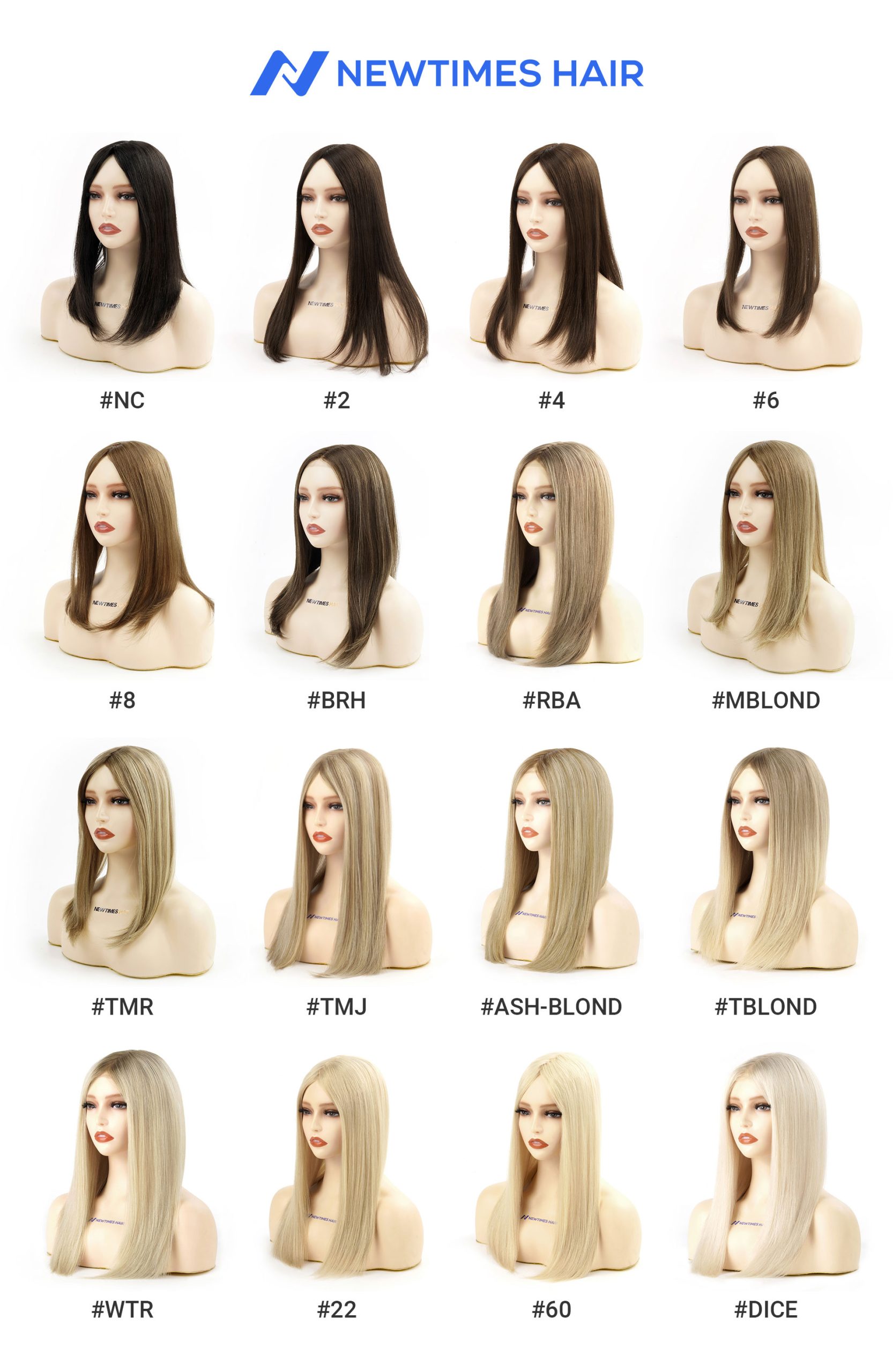 NATALIE Hand-Tied Lace Wigs for Caucasion Women, Medical Grade