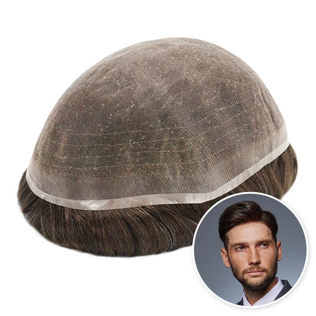 Fine Welded Mono Hair System Wholesale, 100% Human Hair