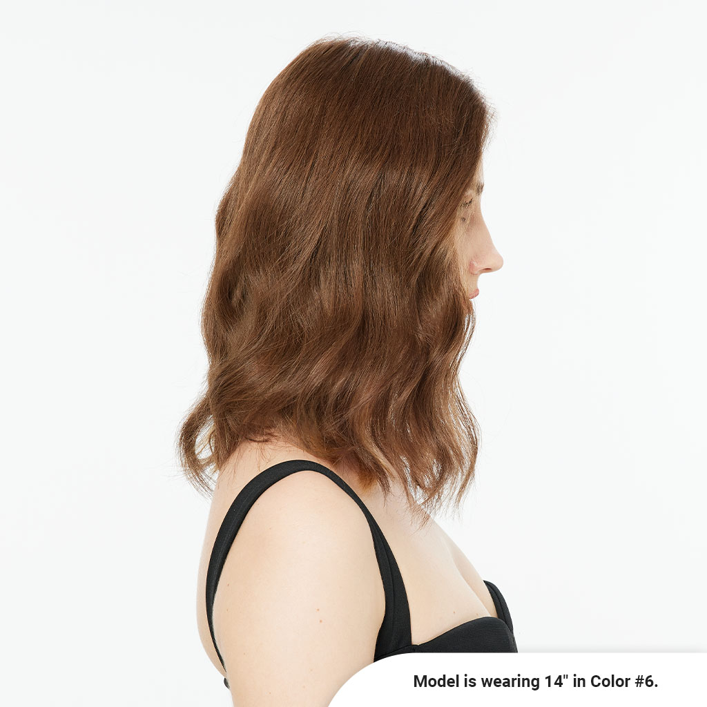 Orpha Pre-Styled Deluxe Silk Base Hair Topper, Remy Human Hair