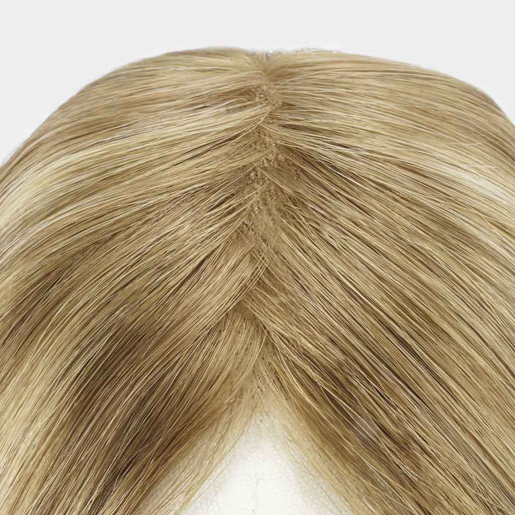 Sidney Mono Human Hair Topper with Mongolian hair Wholesale