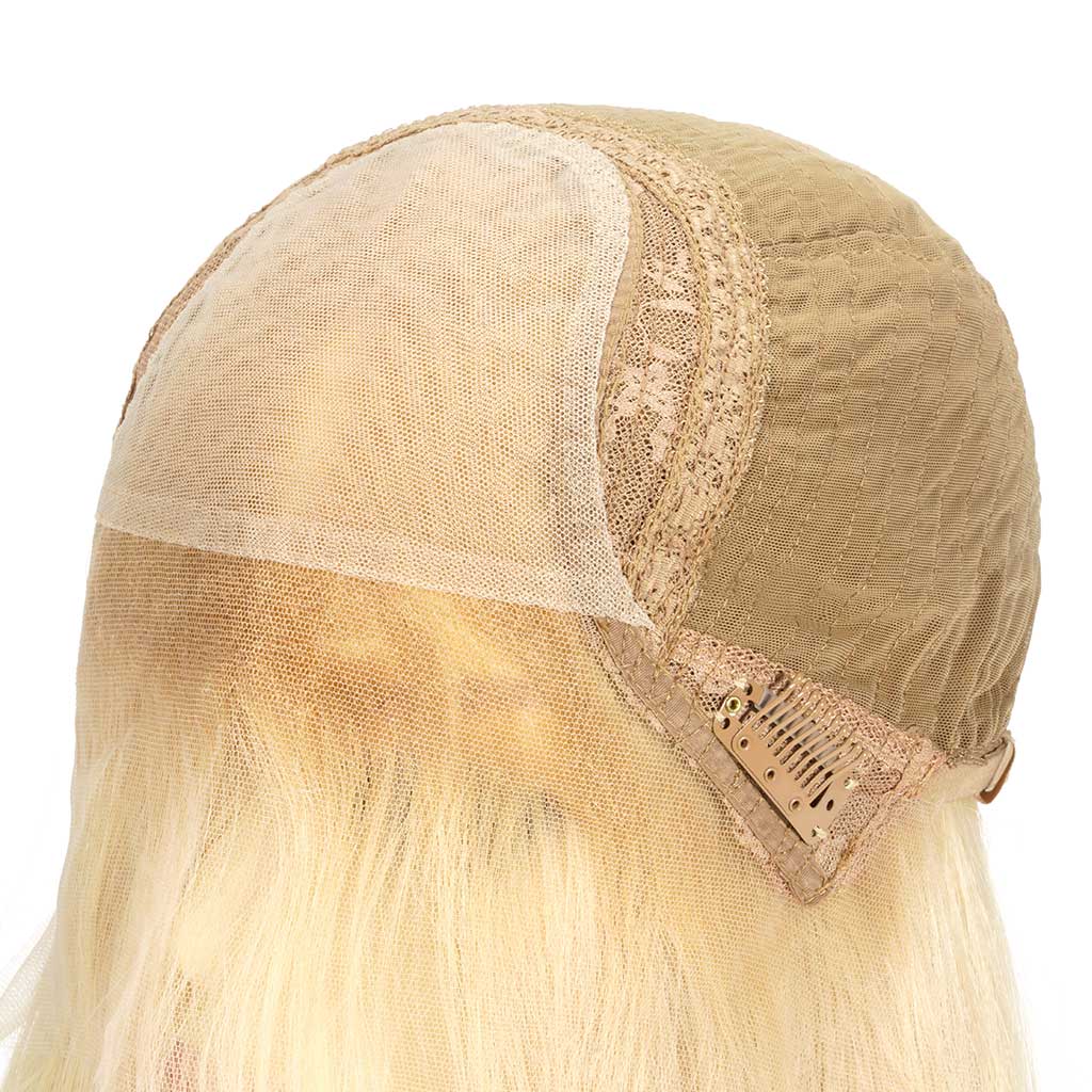 Sadie Customizable Lace Human Hair Wig (Sheitel) of Long Layer Hair Length
