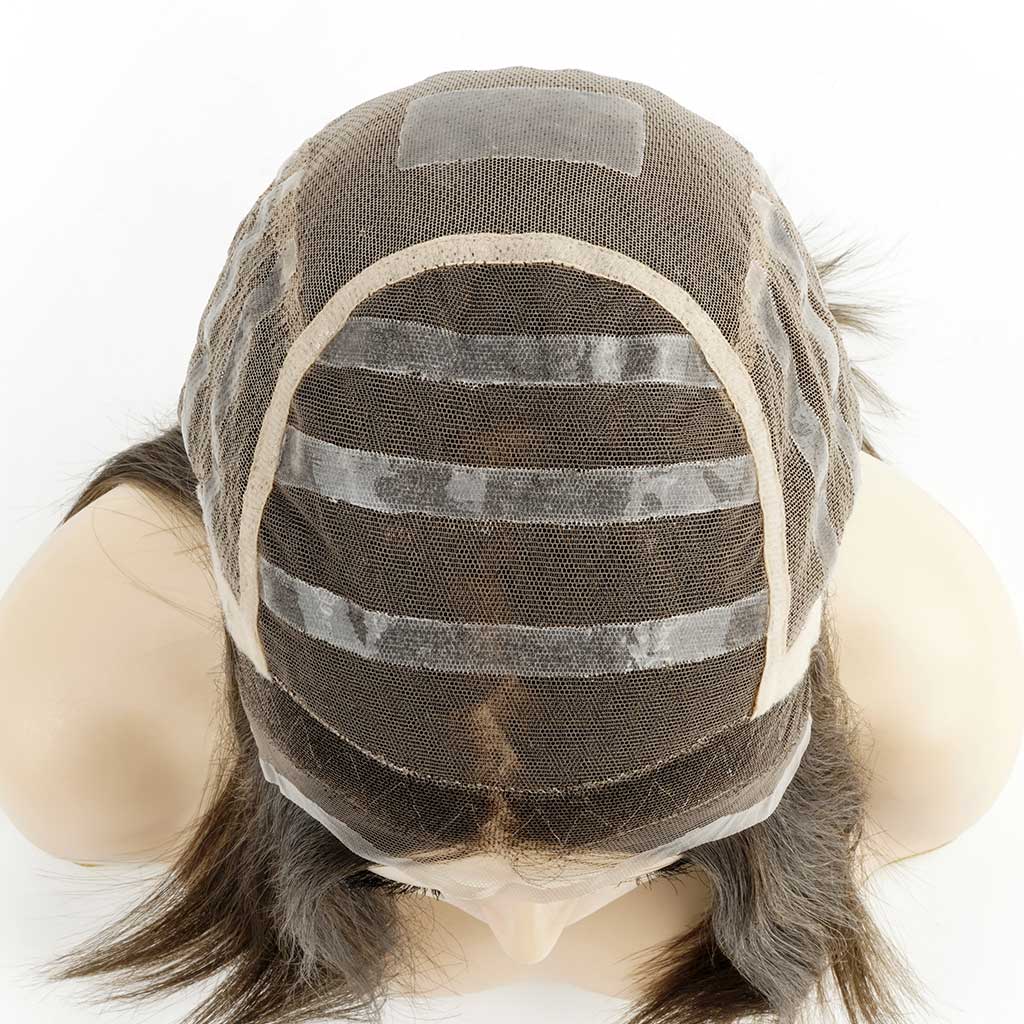 Heather Deluxe Human Hair Medical Grade Wigs Rooted Balayage
