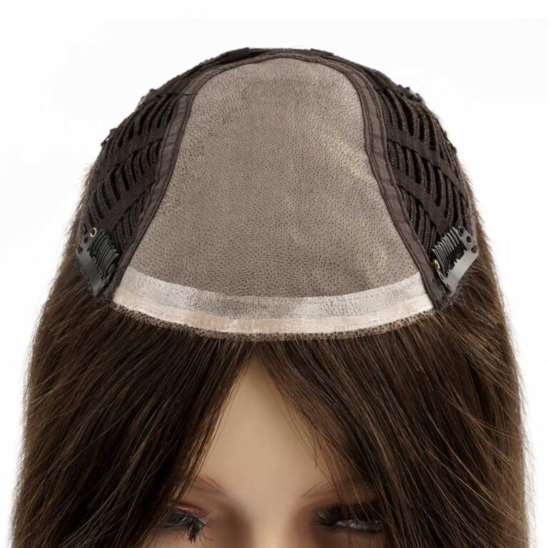 Julie Fine Monofilament Hair Topper in Cuticle Remy Hair