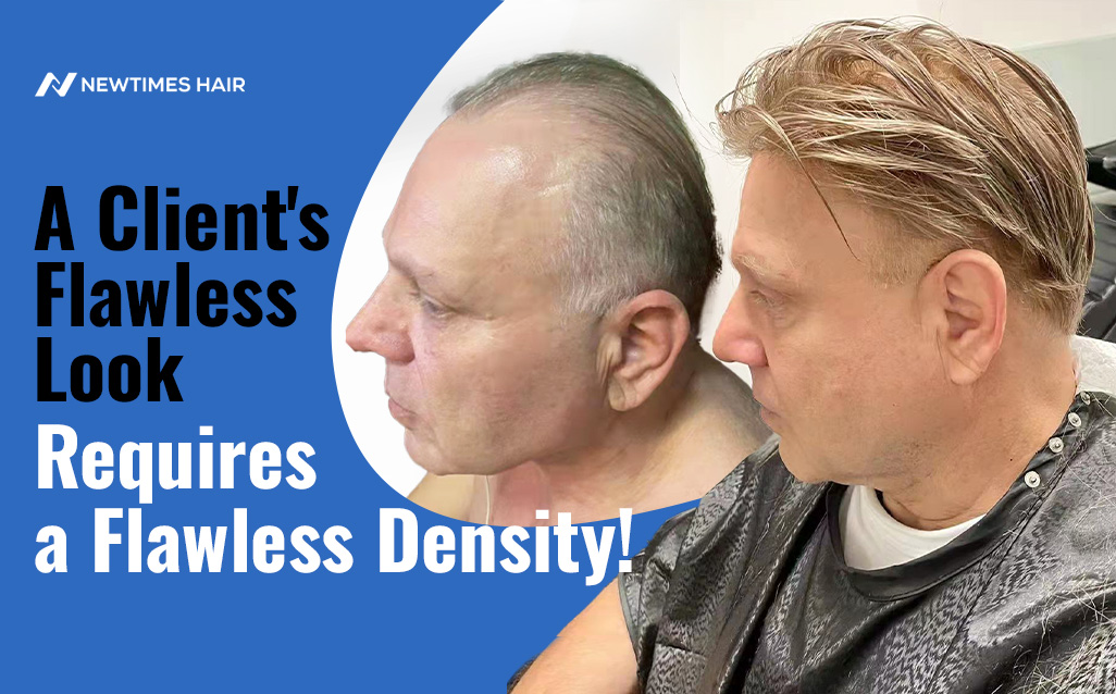 Low Density Hair System for Clients With Thin or Fine hair