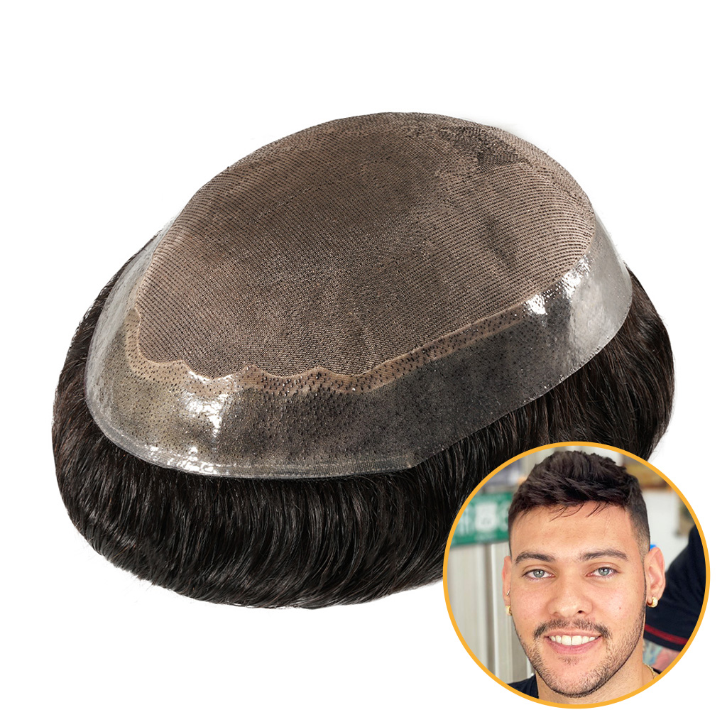 VIVI-HW Durable Mono Hair System Base With A PU Perimeter