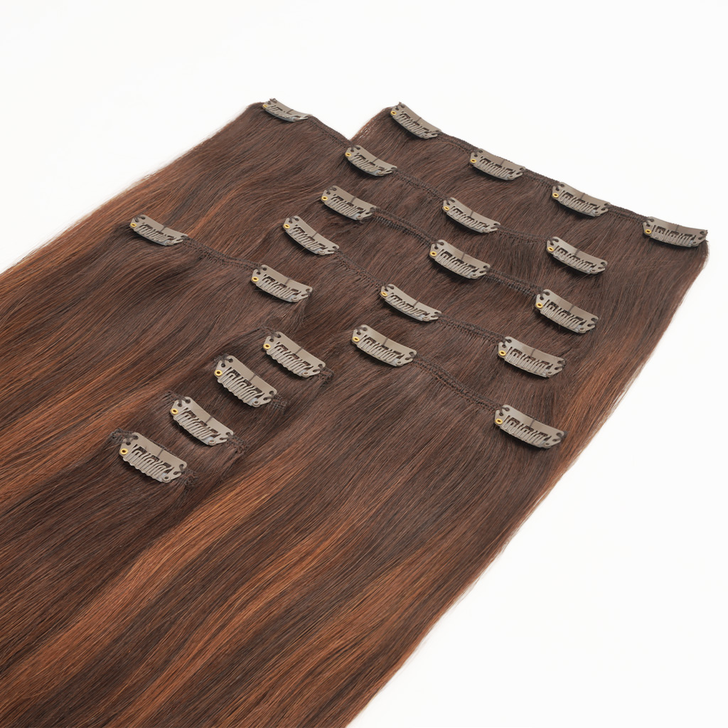 Full-Set Clip in Hair Extensions | Easy & Seamless Install