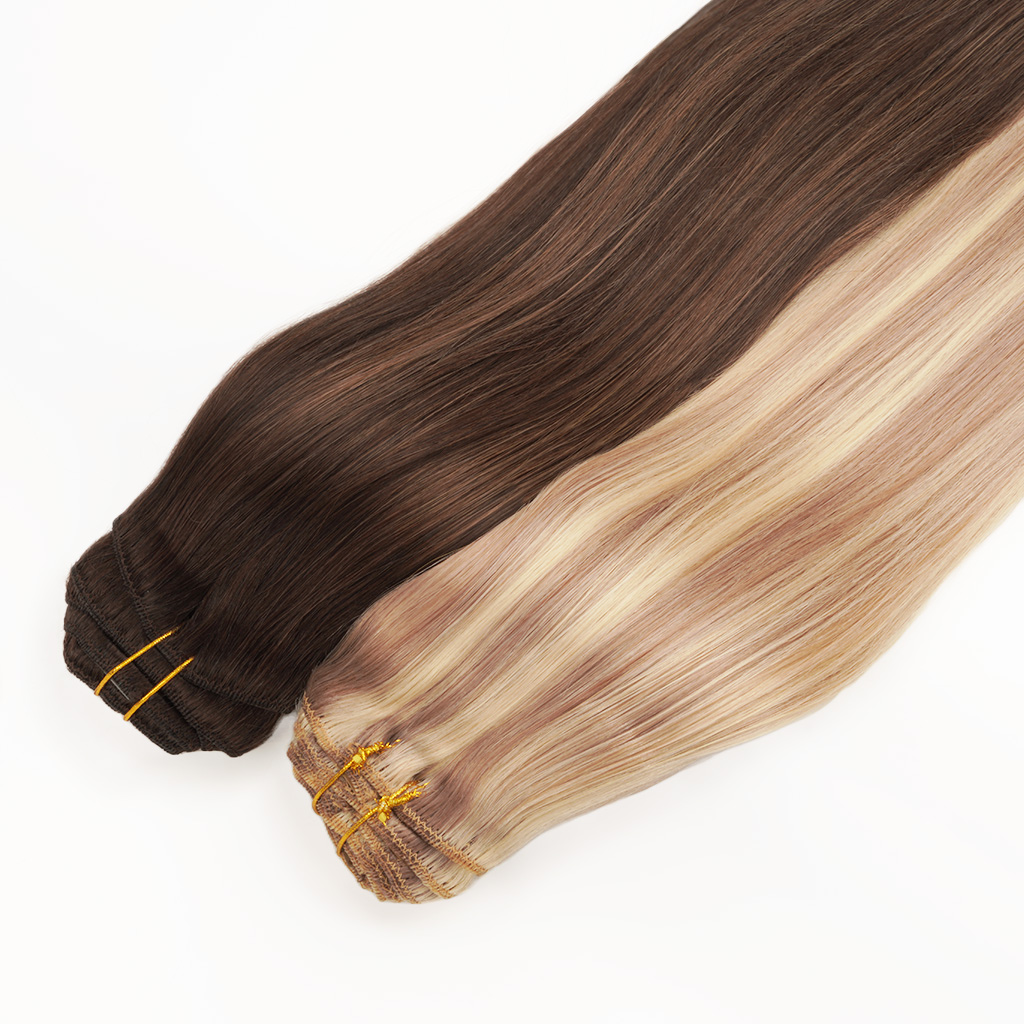Full-Set Clip in Hair Extensions | Easy & Seamless Install