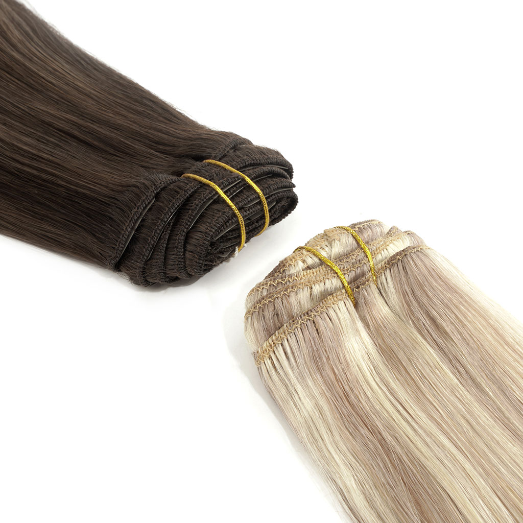 Full Set Clip In Hair Extensions With 6-Star Human Remy Hair